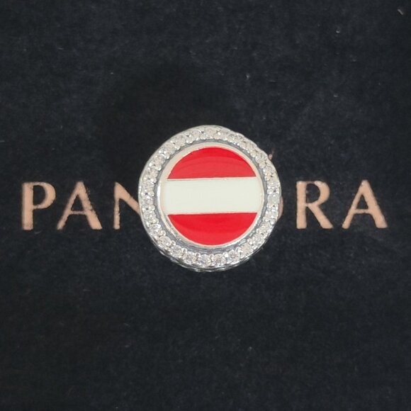 Pandora | Jewelry | Pandora Austria Flag Charm Bead Exclusive Travel ...